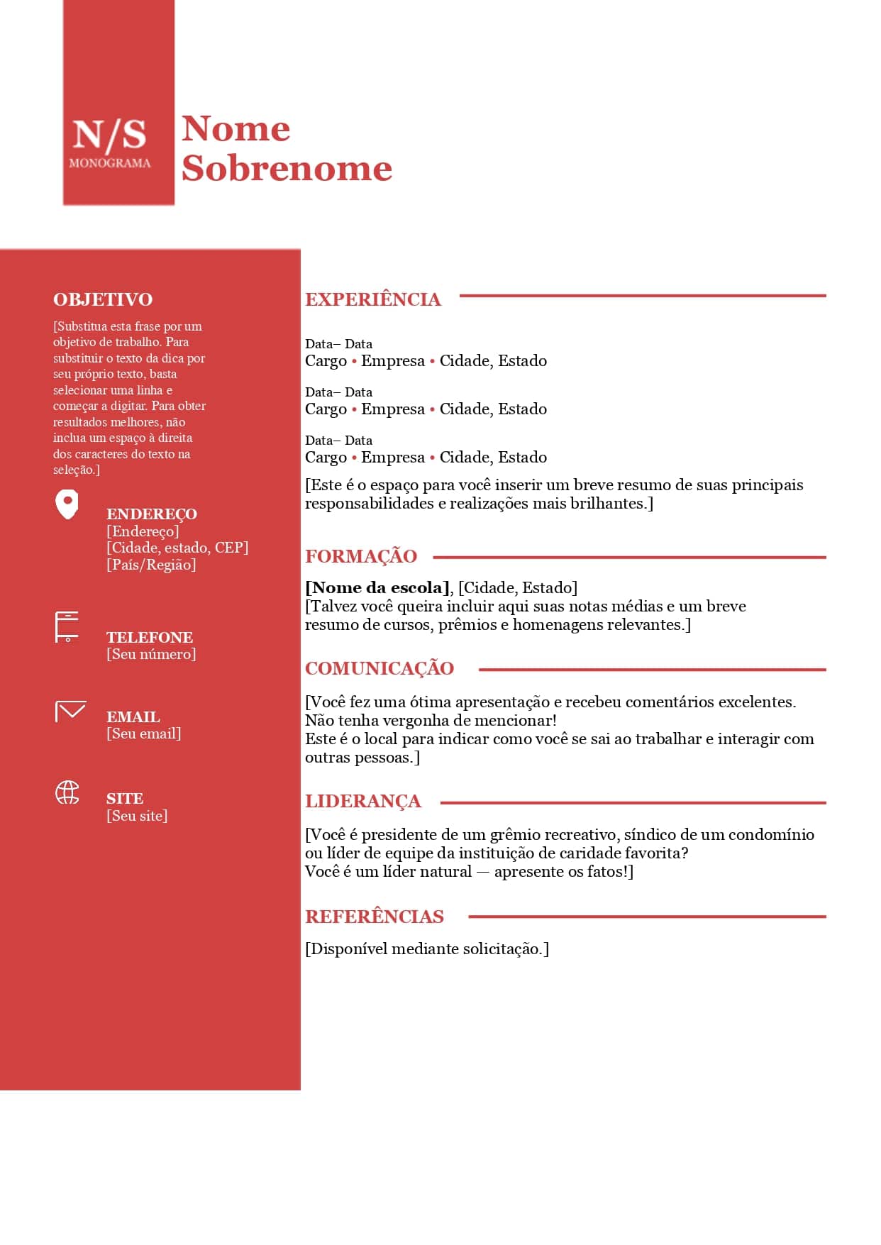 Currículo pronto em Word: 10 opções para você experimentar